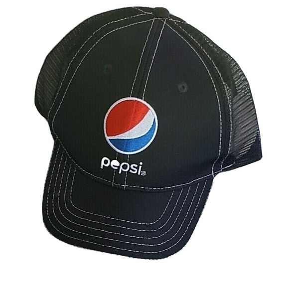 G & G Outfitters | Accessories | Pepsi Cola Snapback Trucker Hat Mesh ...